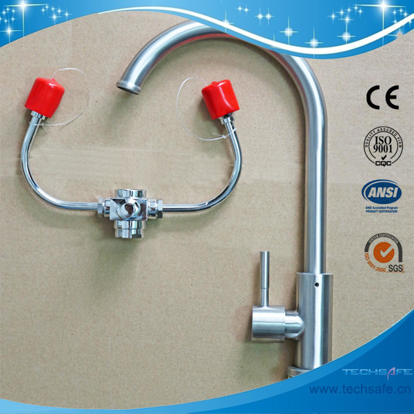 SH6645-Deck/bench mounted eye wash emergency eye wash softened water ...